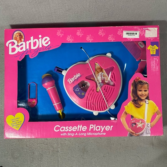 Portable Audio & Video | New Barbie For Girls Pink Heart Portable ...
